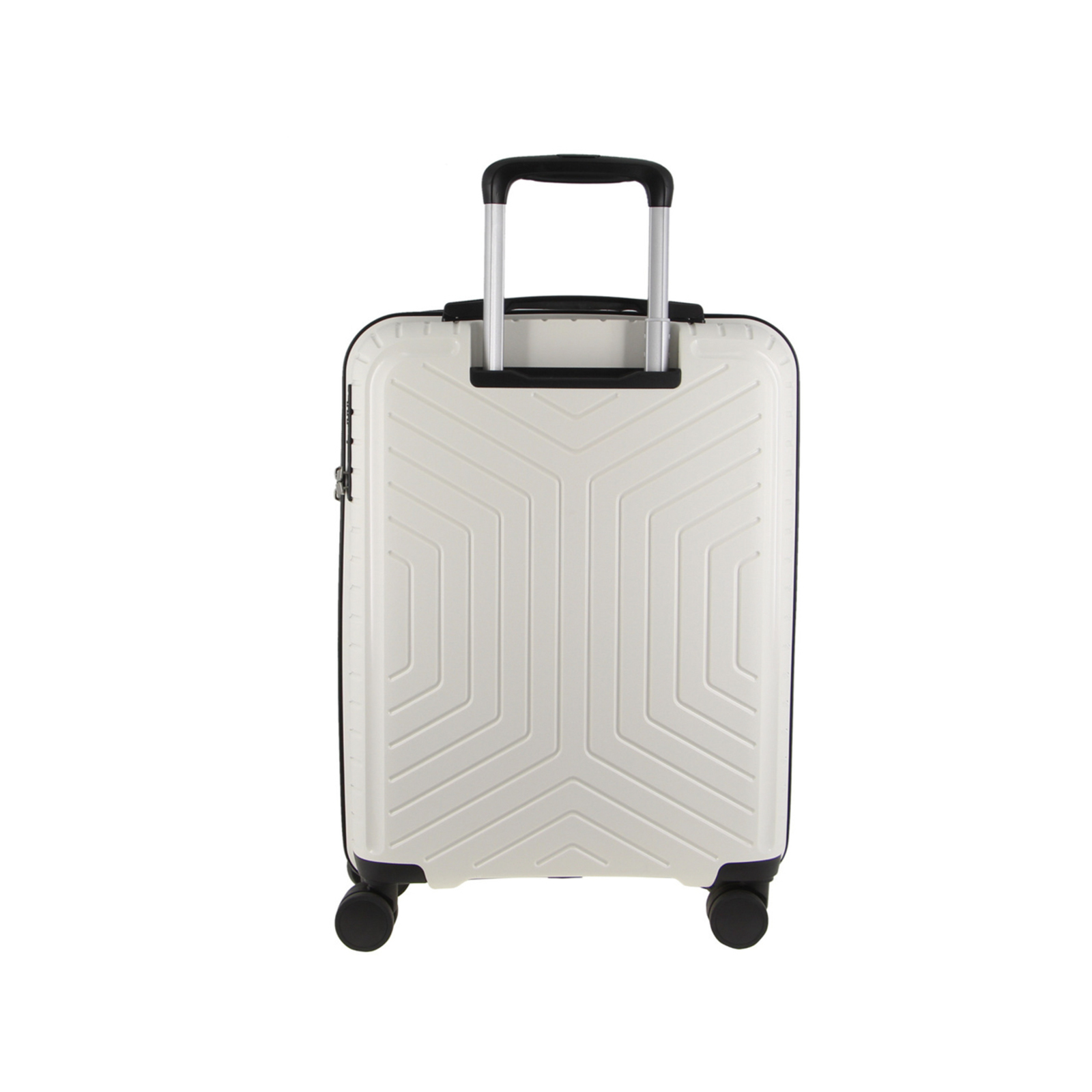 Pierre Cardin 65cm Medium Hard-Shell Travel Suitcase White 89L ...