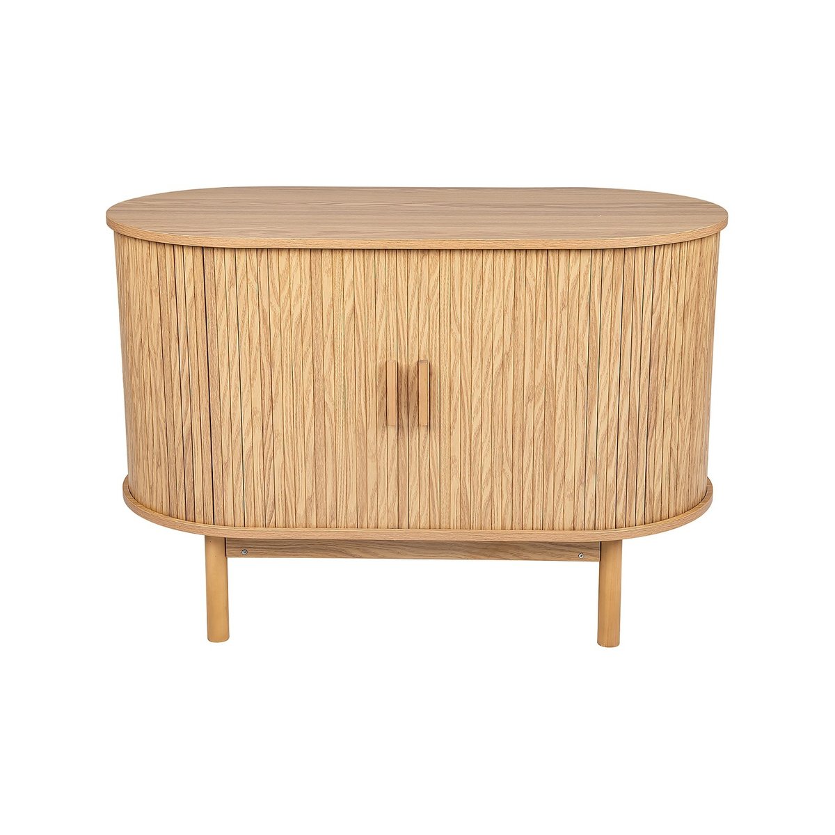Dining Room Buffet Ribbed Sideboard Cabinet Natural - Bunnings Australia