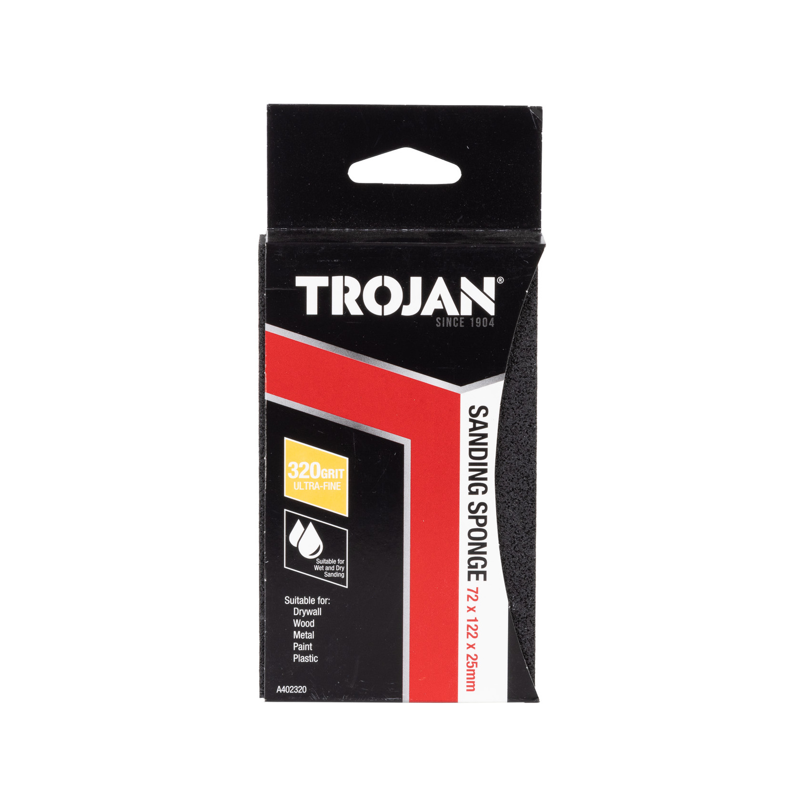 Trojan 320 Grit Jumbo Sanding Sponge - Bunnings Australia
