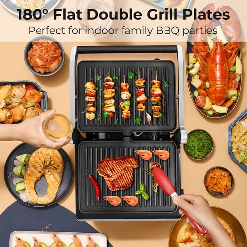 Costway 3in1 2000W Contact Grill Electric Grill Sandwich Maker w/180 ...