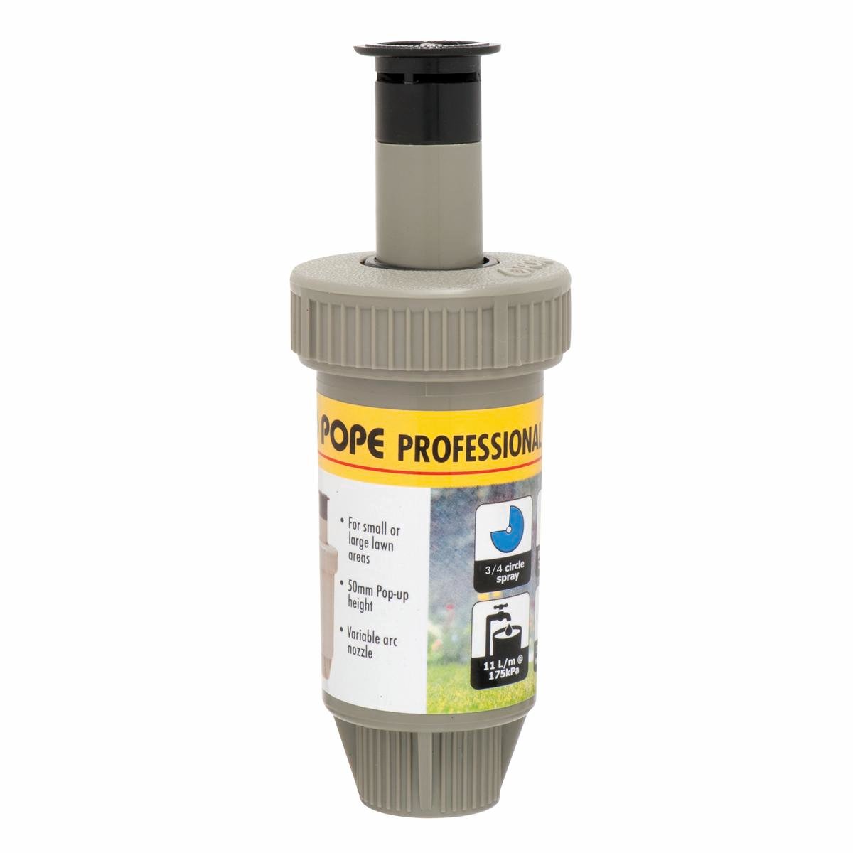 Pope 50mm 3/4 Circle Professional Pop-Up Sprinkler - Bunnings Australia