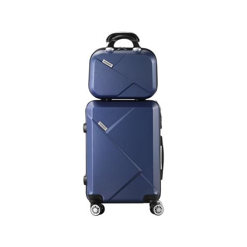 Mazam 2PCS Luggage Suitcase Set TSA Lock Navy - Bunnings Australia