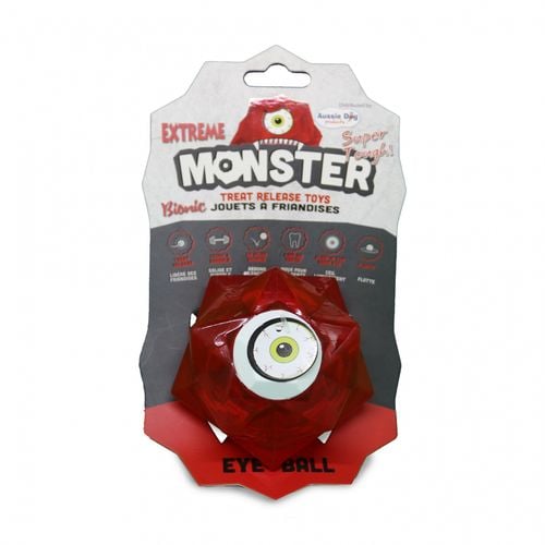 Aussie Dog Products Monster Red Ball (Dog Toy) - Bunnings Australia