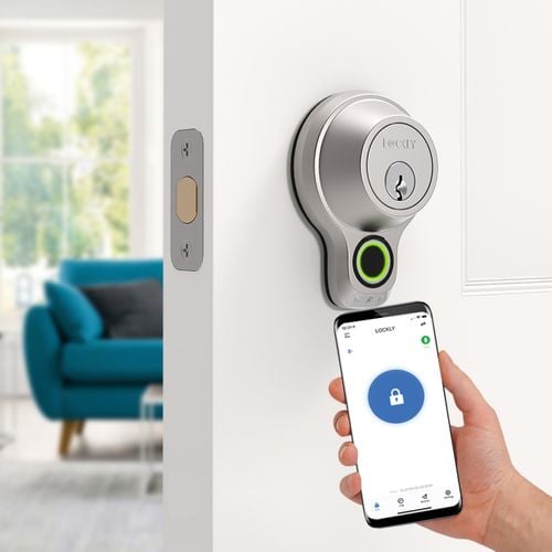 Lockly Smart Fingerprint Wi-Fi Deadbolt Access Touch Pro - Bunnings ...