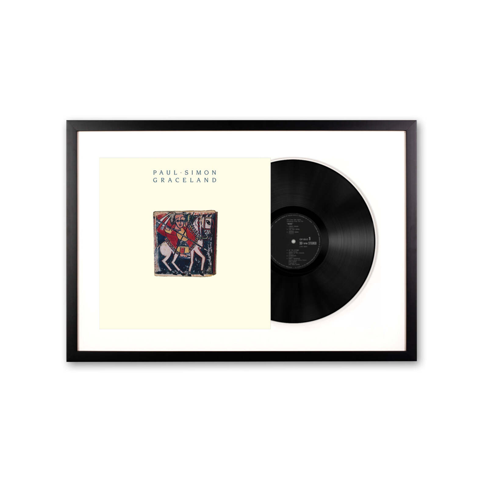Framed Paul Simon Graceland Vinyl Album Art - Bunnings Australia