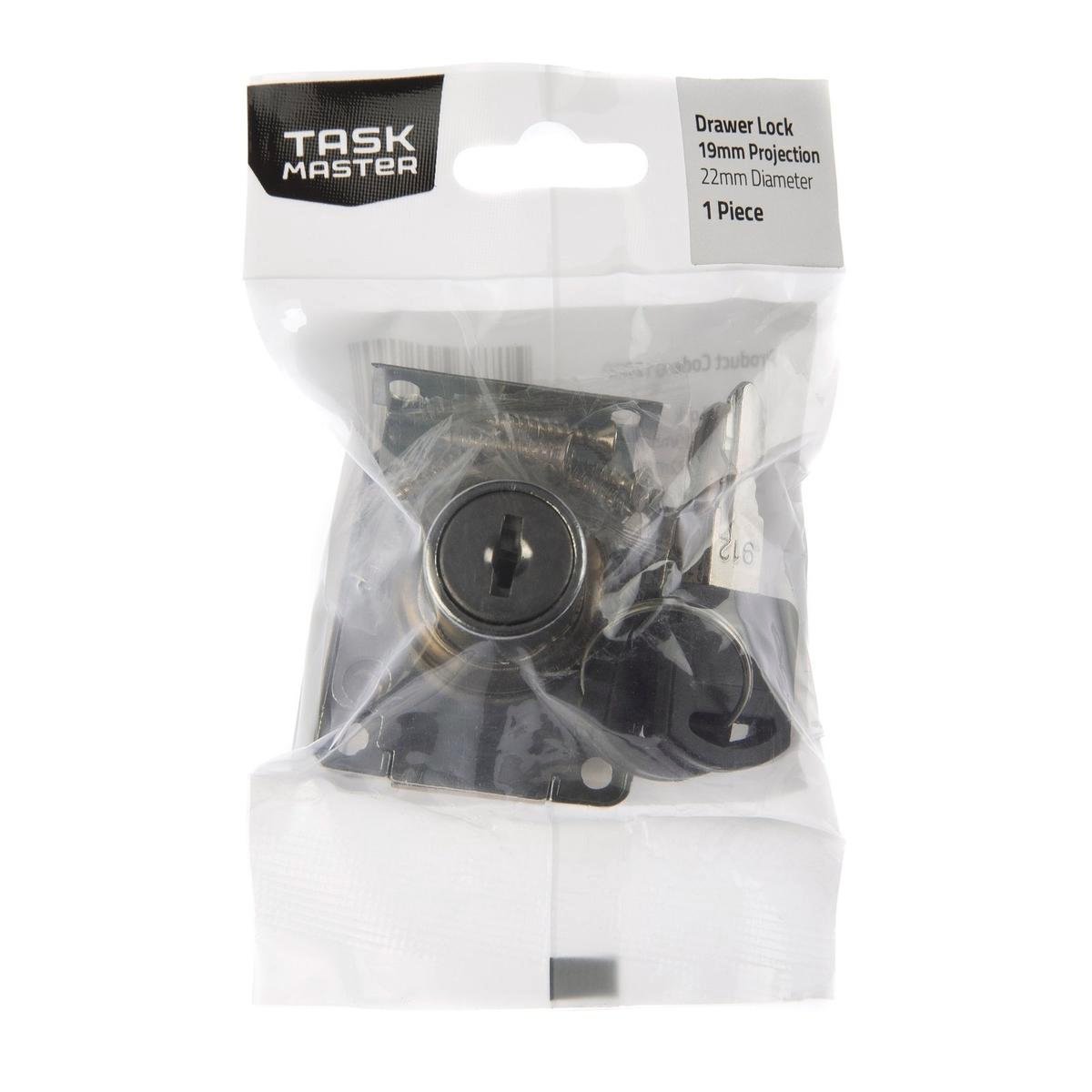 Taskmaster 19 x 22mm Drawer Lock - Bunnings New Zealand