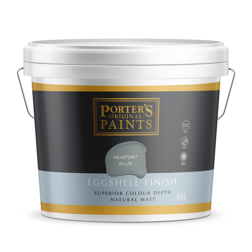 Porter's Paints 10L Newport Blue Eggshell Finish - Bunnings Australia