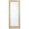 Corinthian 2340 x 920 x 40mm Entrance Door Blonde Oak Translucent Glass ...