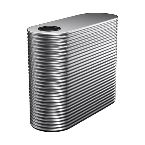 Kingspan 2000L 550 x 1560 x 2600mm Basalt Slim Steel Water Tank ...