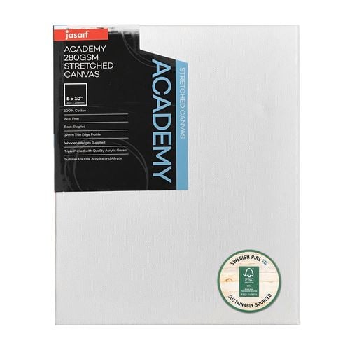 Jasart Academy 8 x 10" 3/4" Edge Canvas - Bunnings New Zealand