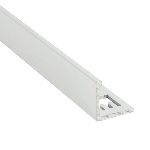 QEP 12.5mm x 3m White Angle L Shape Tile Trim - Bunnings Australia