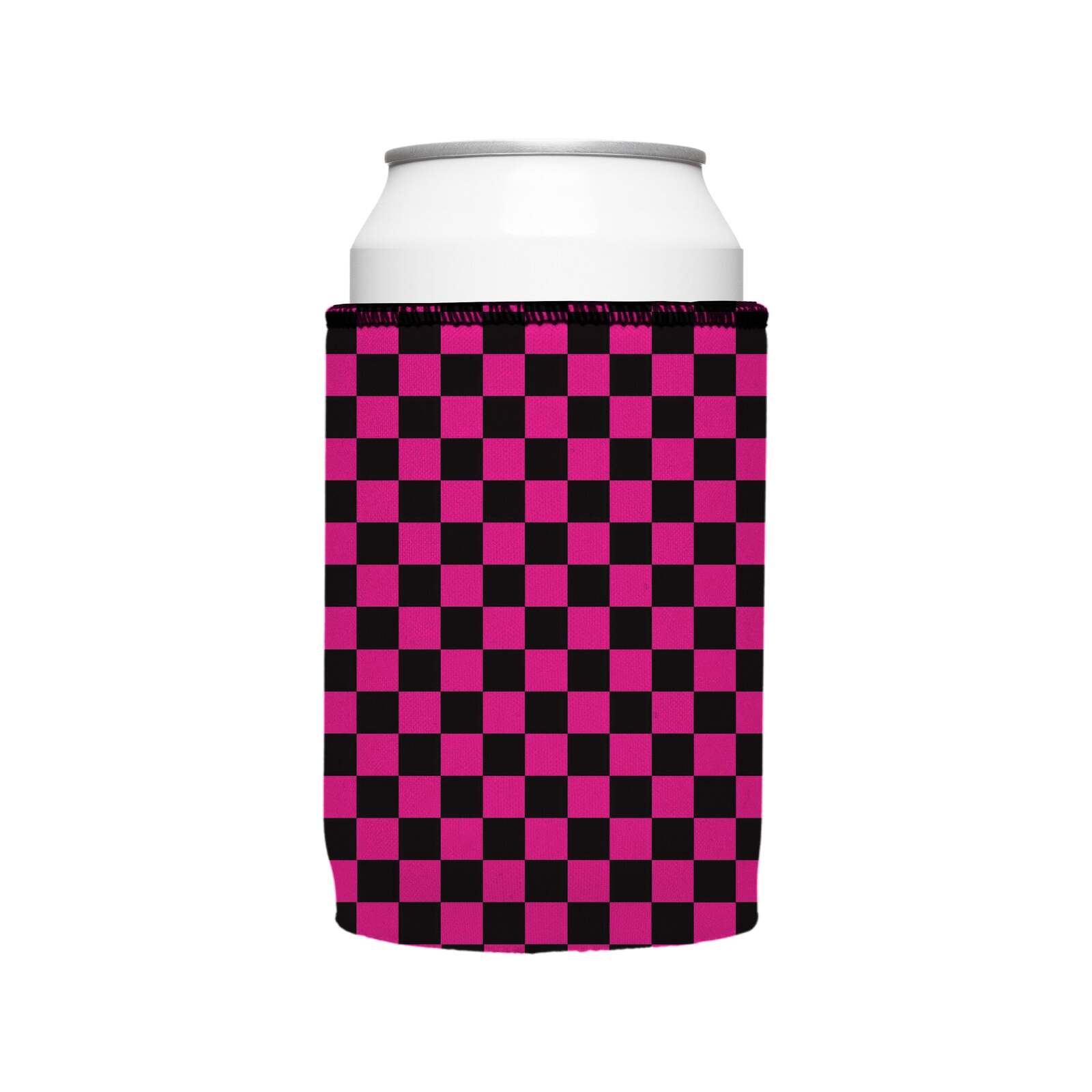 Stubbyz Pink Checkerboard Stubby Cooler Standard - Bunnings Australia