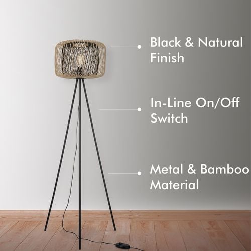 Verve Design Emma Double Layer Shade Floor Lamp - Bunnings Australia