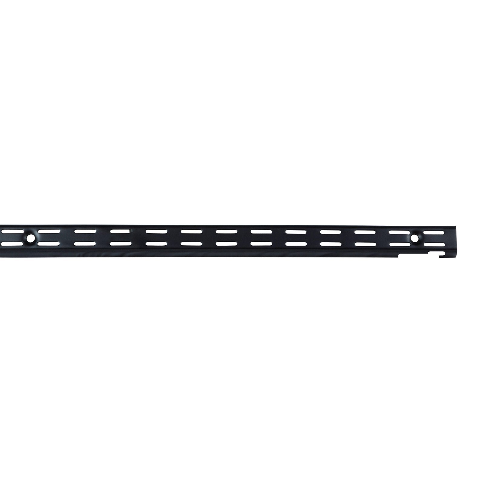 Flexi Storage Home Solutions 1206mm Black Double Slot Wall Strip ...