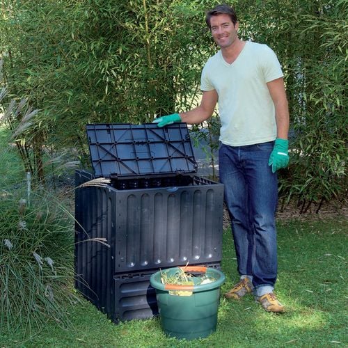 Maze 600L Eco King Compost Bin with Base - Bunnings Australia
