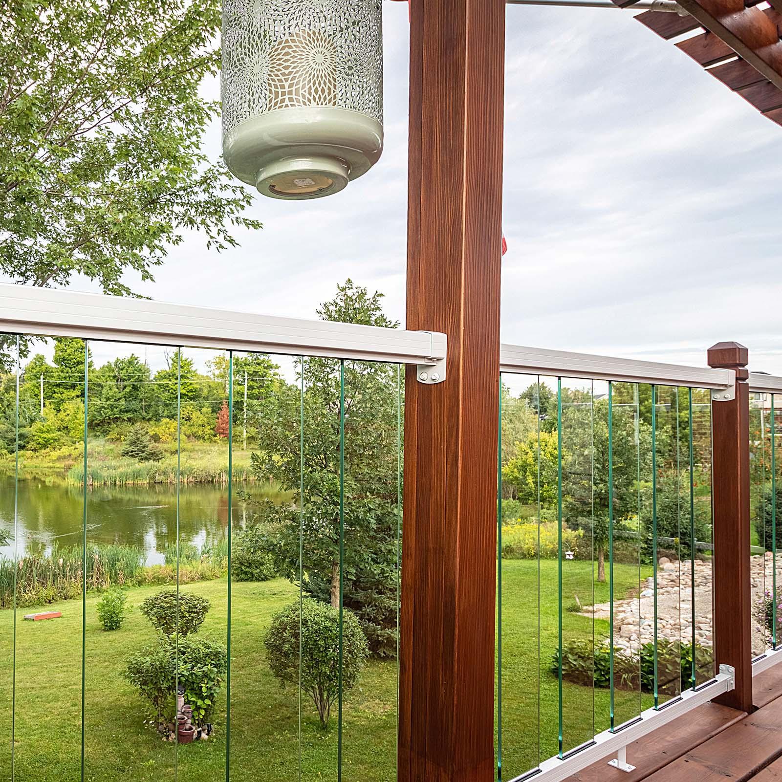 Peak 1200mm White Aluminium Balustrade Hand And Base Rail - Bunnings ...
