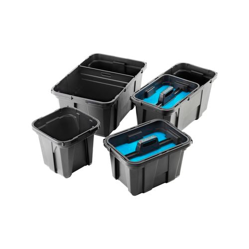 Inabox 65L Iron Black Heavy Duty Storage Container - Bunnings Australia