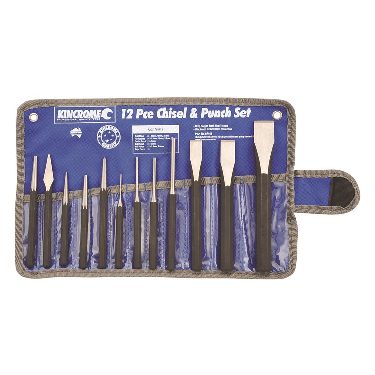Kincrome 12 Piece Punch And Chisel Set - Bunnings Australia