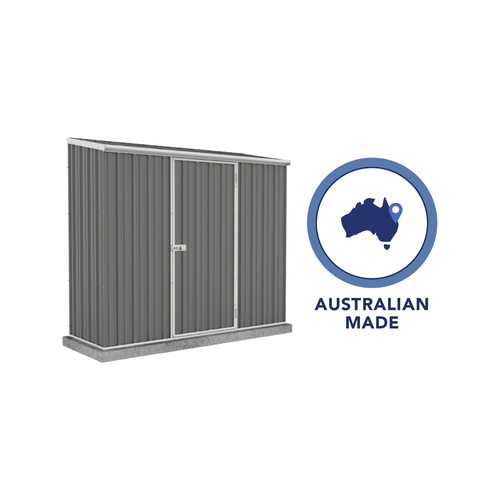 Absco Sheds 2.26 x 0.78 x 1.95m Woodland Grey Single Door Space Saver ...