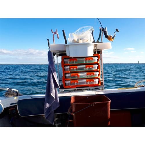 Tactix 4 Boxes Storage Modular Tower - Bunnings Australia