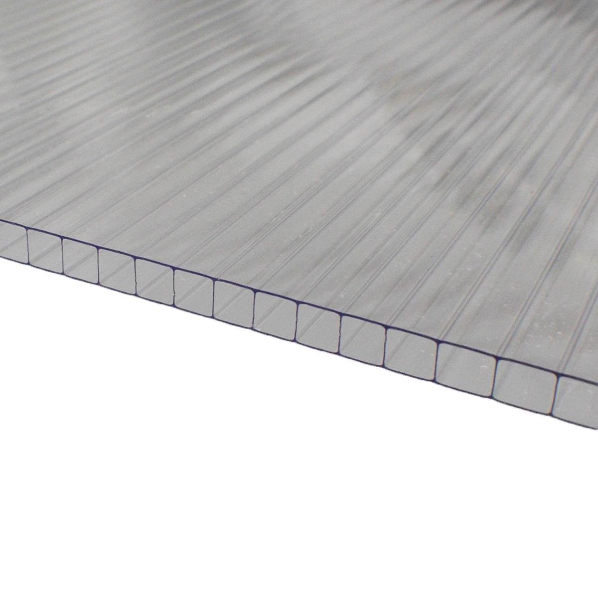 Twinwall 1800 x 1220x 8mm Clear Polycarb Roofing - 1800mm Clear ...