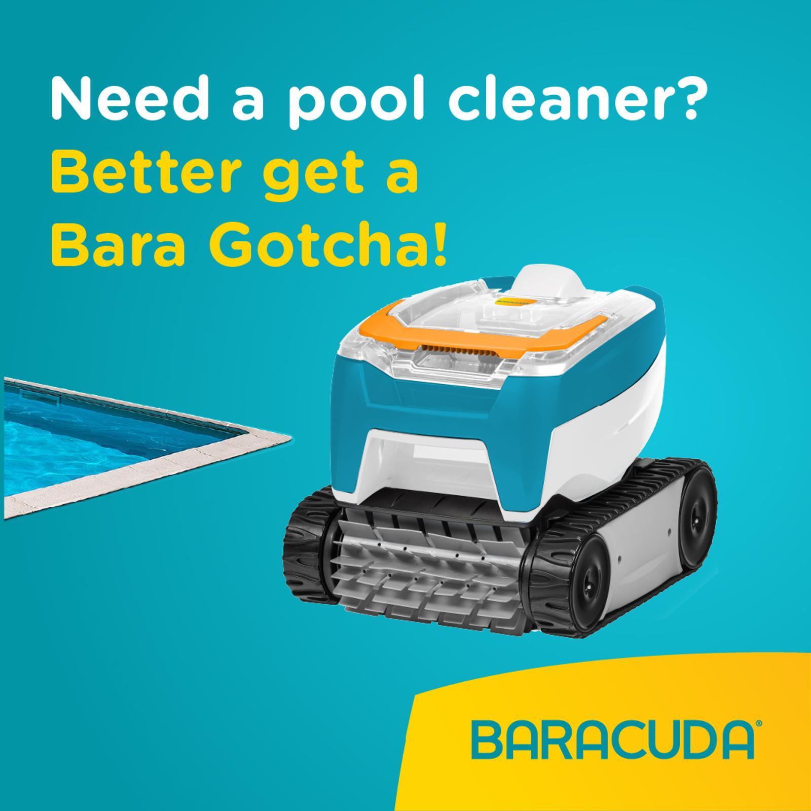 Baracuda Gotcha Robotic Floor and Wall Pool Cleaner - Bunnings Australia