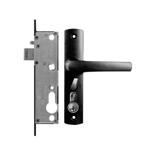 Rolltrak Black Keyed Hinged Screen Door Lock - Bunnings Australia