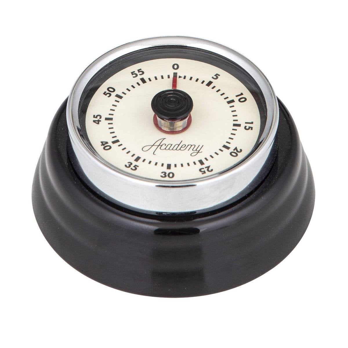 Academy Brontë Mechanical Timer with Magnet 60 Minute Black/Cream ...