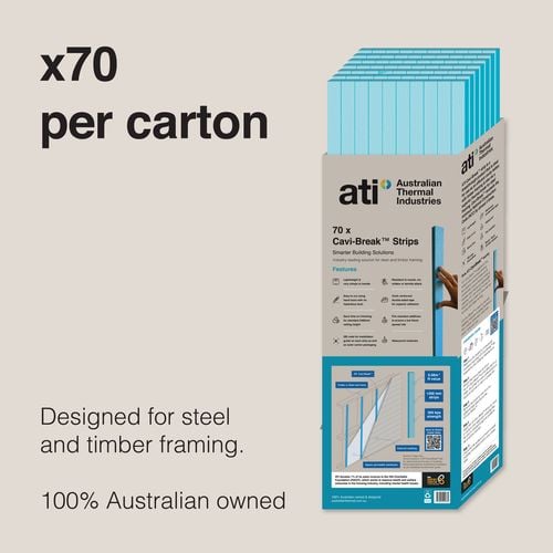 Australian Thermal Industries 1200 x 45 x 20mm Cavi-Break Strip Cavity ...