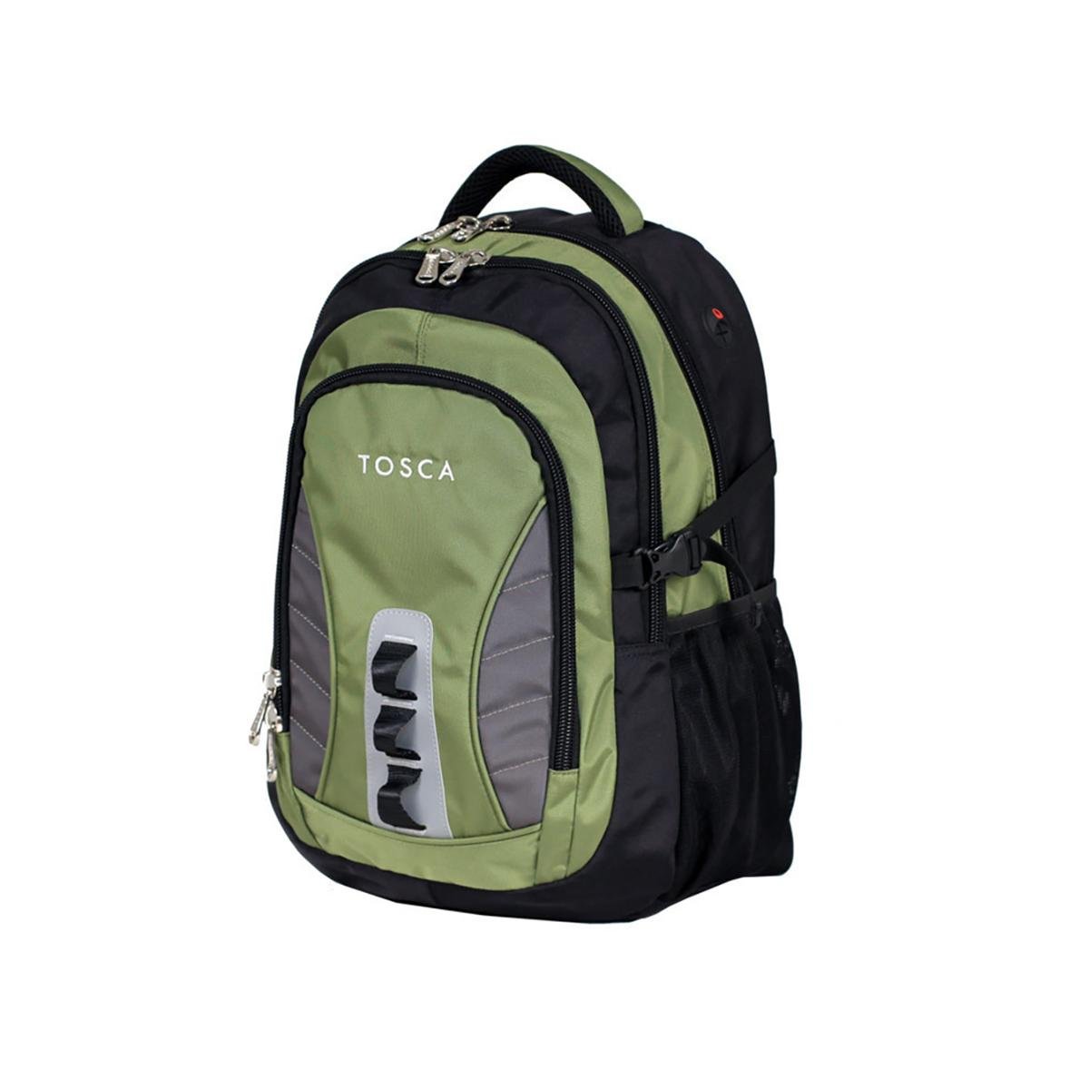 Tosca 46cm/31l Adult Shoulder Padded Backpack - Khaki/grey - Bunnings ...