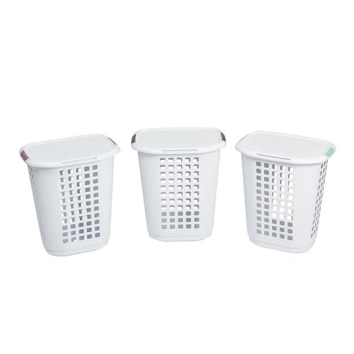Ezy Storage 63L Encore Laundry Hamper With Lid - Bunnings Australia