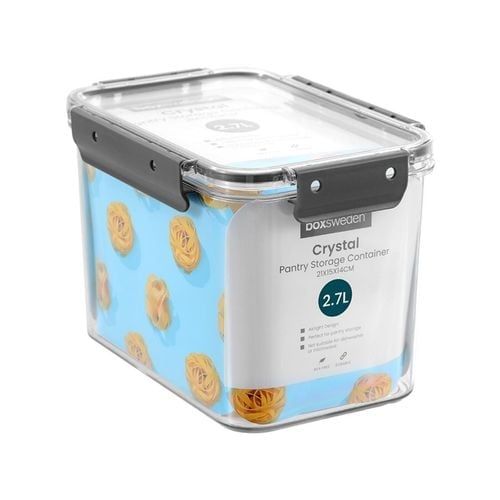 Boxsweden Crystal 2.7L/21cm Pantry Storage Container - Clear - Bunnings ...